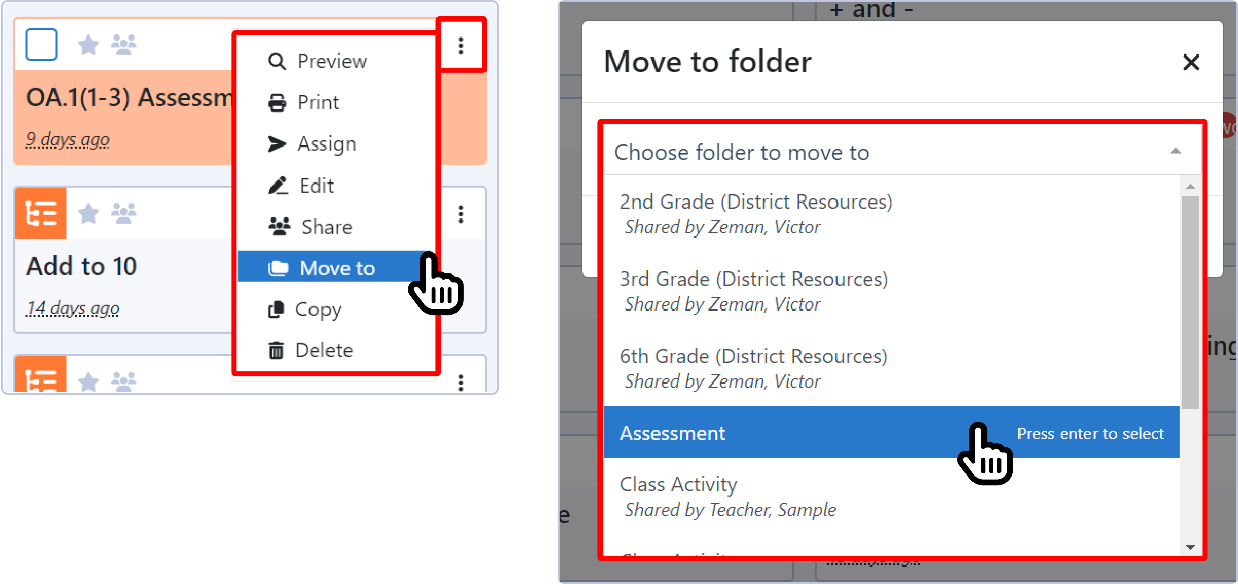My Collection overview – Next Gen Math