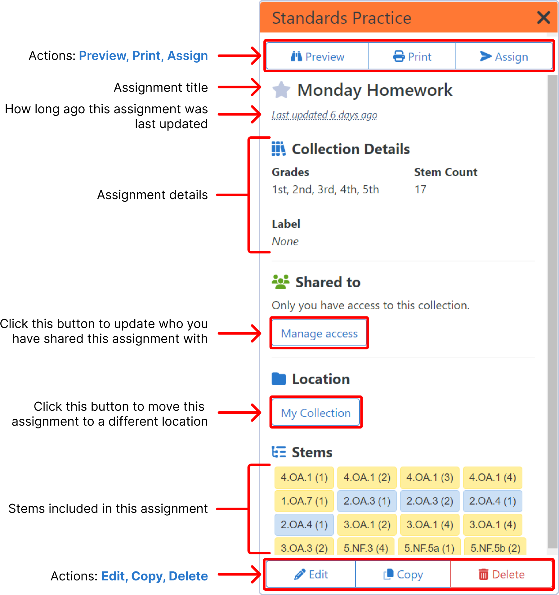 My Collection overview – Next Gen Math