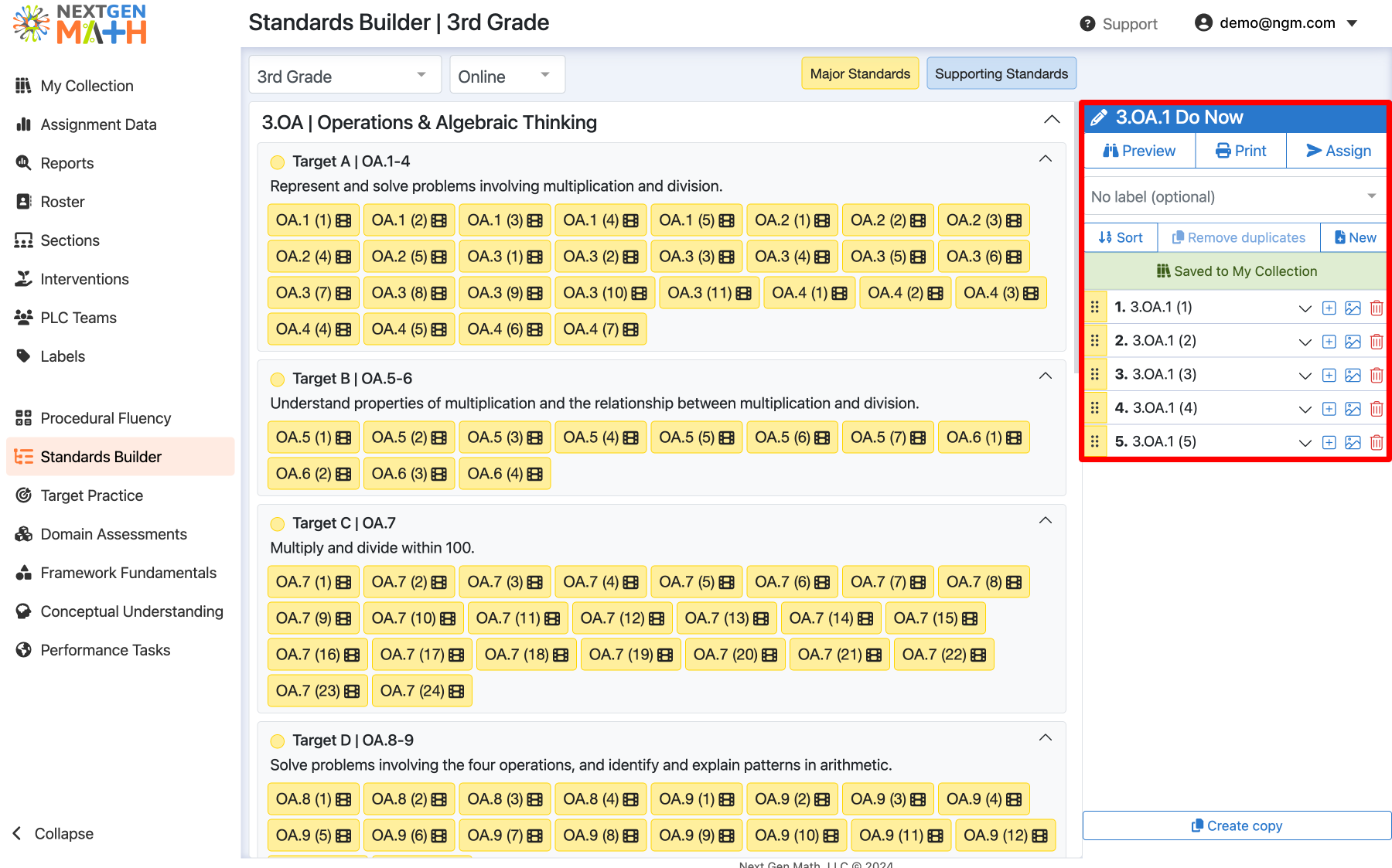 Translating Assignments into Spanish – Next Gen Math