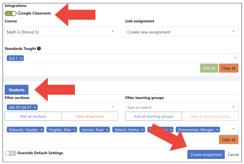 Linking Next Gen Math to Google Classroom – Next Gen Math